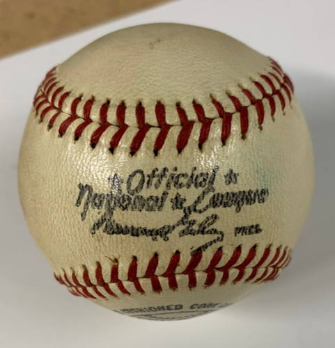 Red Rolfe Yankees signed autographed Warren Giles baseball AMCo LOA ...