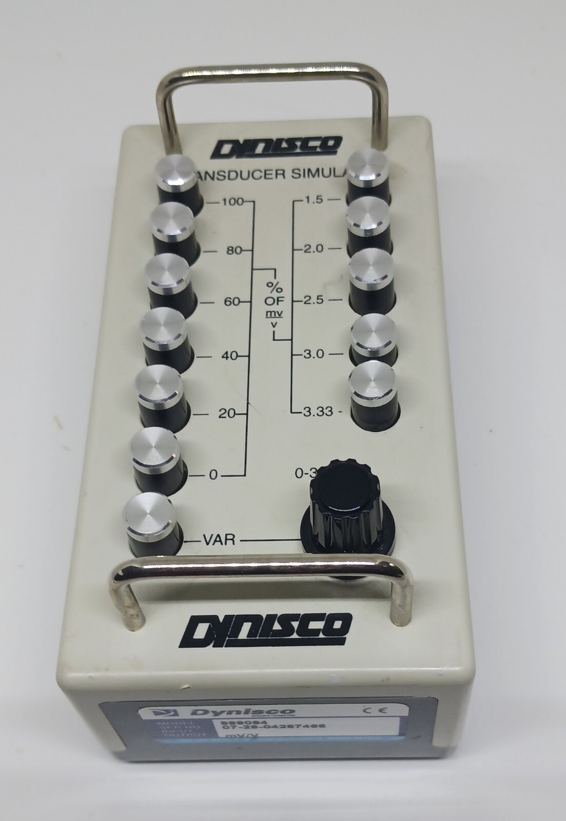 Dynisco 999084 Transducer Simulator 6/8 Pin Connectors | eBay