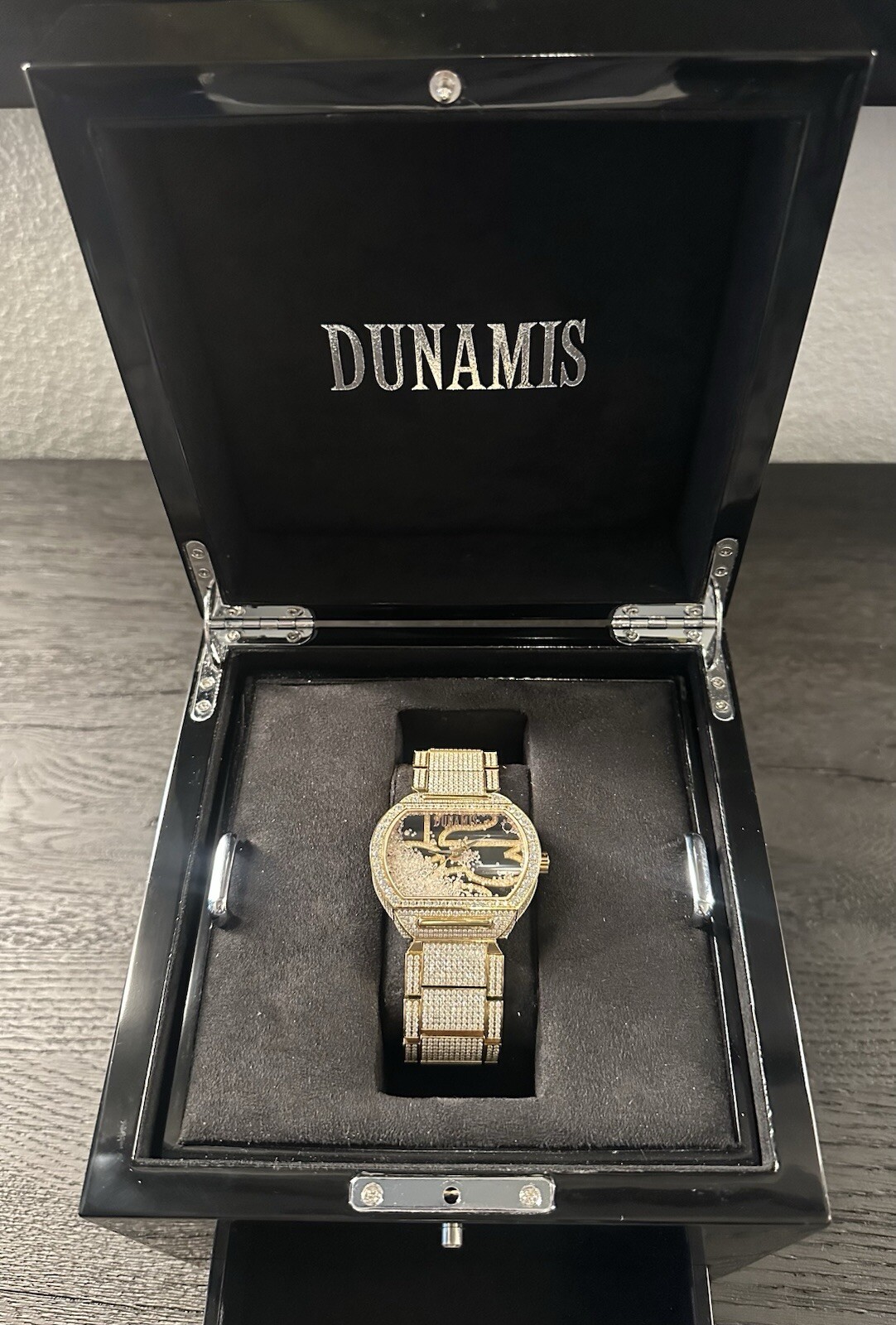 Dunamis Spartan Floating Diamond Watch | eBay