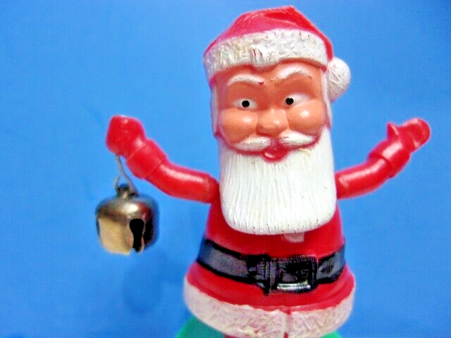 Vintage Santa Claus Christmas Push Button Puppet Kohner Bros Toy Hong ...