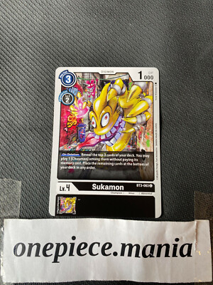 Digimon Card Game Sukamon BT3-063 C | eBay