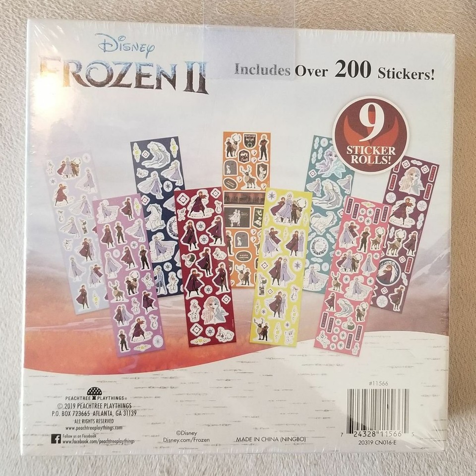 Frozen II Stickers Over 200 Sticker 9 Rolls (1 Box) | eBay