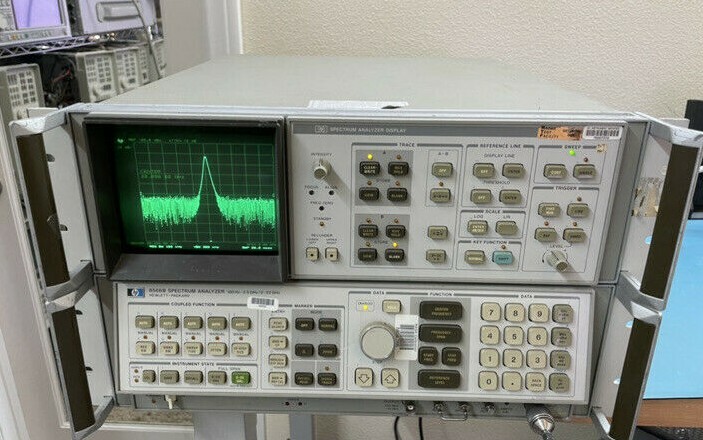 HP 8566B Spectrum Analyzer with Display & interconnect cables | eBay