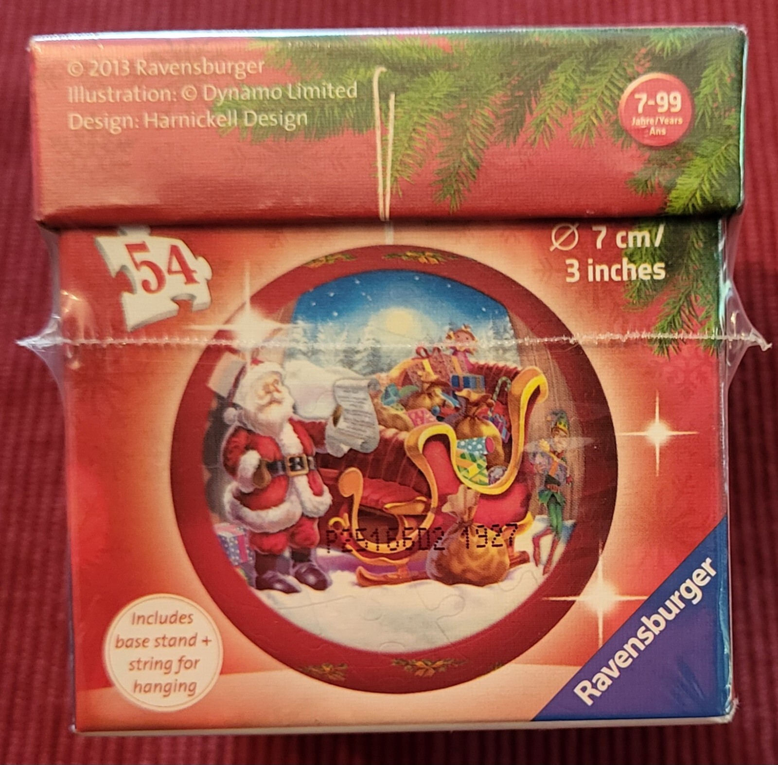 Ravensburger+Santa%27s+Christmas+Ornament+3D+Puzzle+-+54+Piece for sale ...