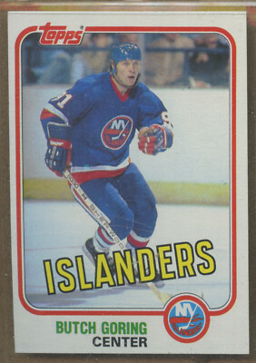 1981-82 Topps #89 Butch Goring New York Islanders | eBay