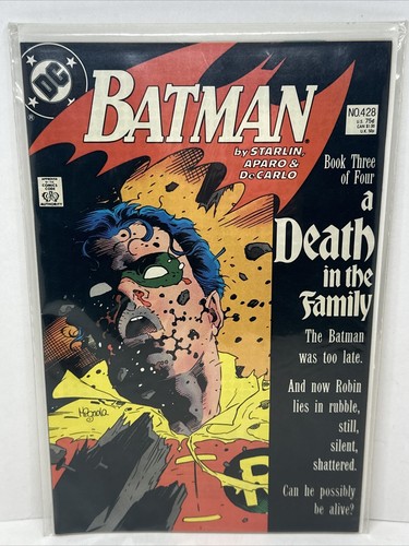 Batman #428 Death in the Family Part 3 DC Comics 1989 | eBay
