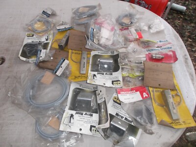New Old Stock CB Mirror Bracket Mounts Fader Controls Antenna cables ...