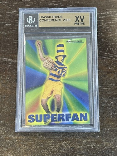 2000 HAWAII TRADE CONFERENCE SUPER FAN BECKETT BGS XV PRISTINE PROMO ...