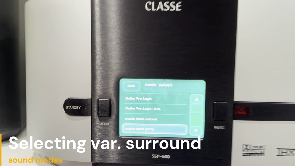 Classe SSP-600 Audiophile Two Channel Preamp/ 7.1 Theater Processor ...