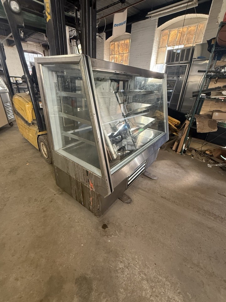 COOLTECH CMPH-57HB 57" GLASS DISPLAY DELI DESERT REFRIGERATOR COOLER ...