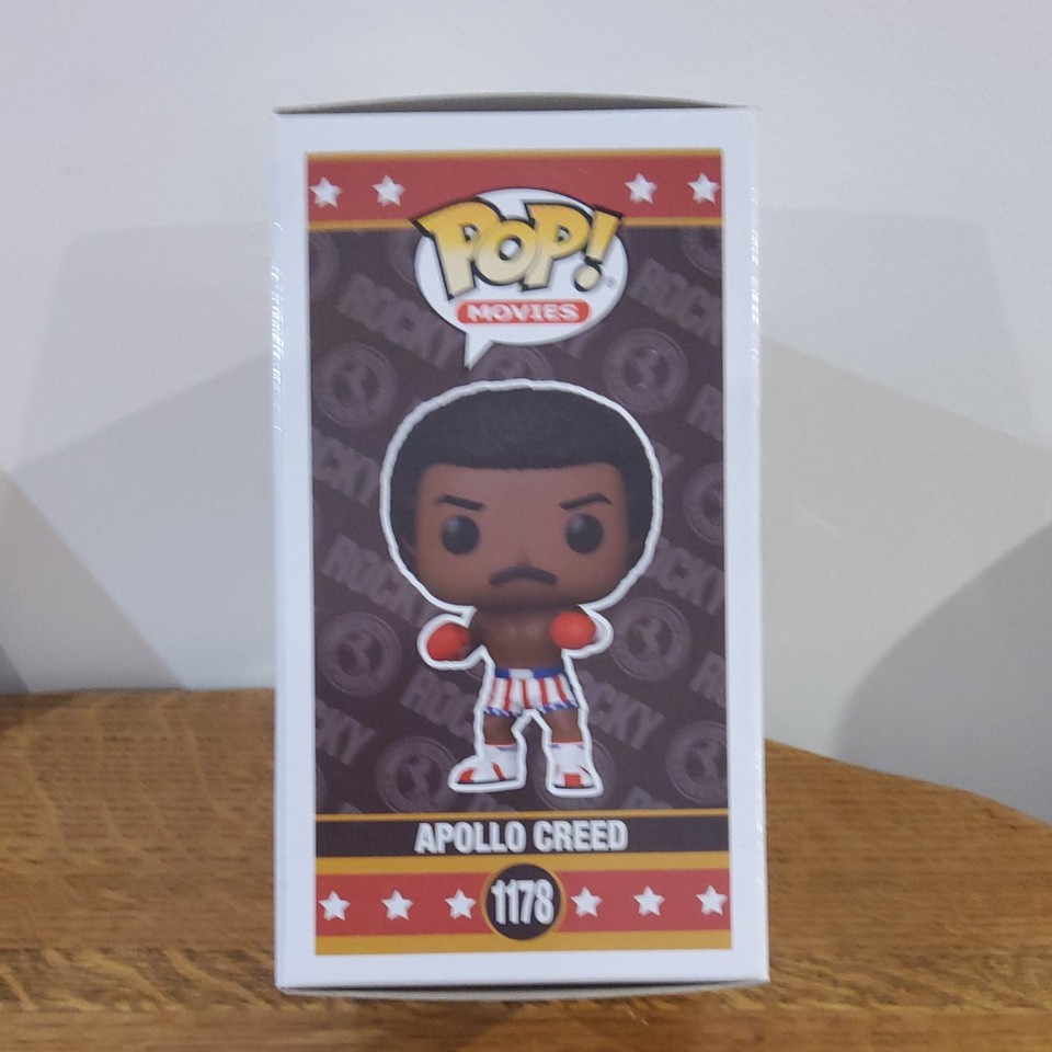 Funko Pop! Rocky 45th Anniversary Apollo Creed #1178 w, Pop Protector ...