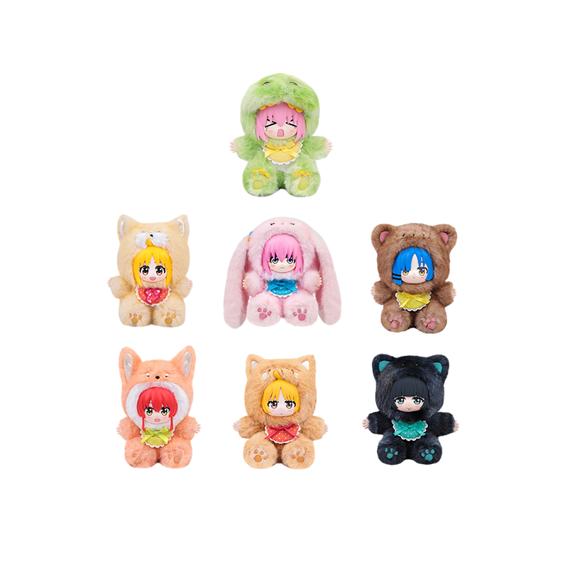 Eaki Bocchi The Rock! Animal Party Sitting Series Blind Box Plush Gift ...