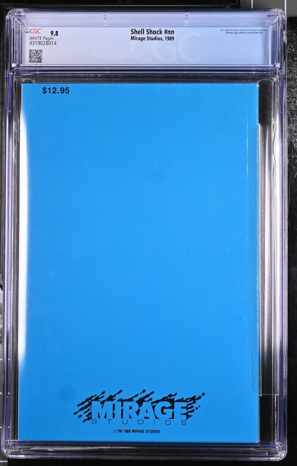 SHELL SHOCK 1 MIRAGE STUDIOS 1989 TEENAGE MUTANT NINJA TURTLES CGC 9.8 ...