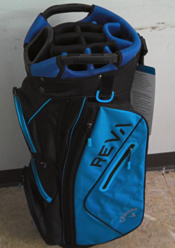 CALLAWAY REVA CART BAG / 14-WAY / BLUE, BLACK | eBay
