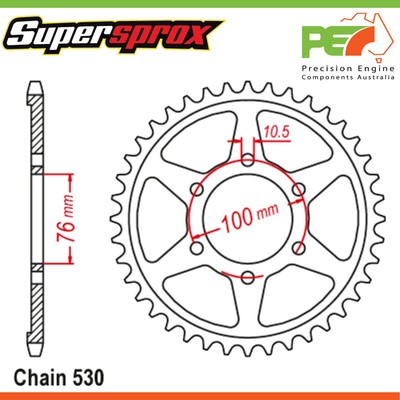 New * Supersprox * Rear Sprocket To Suit SUZUKI GSX-R1100W 1100cc | eBay