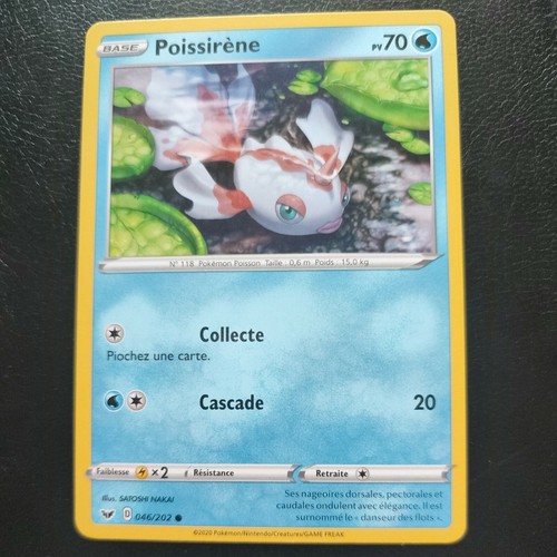Carte Pokémon Poissirène 046/202 Epée et Bouclier | eBay