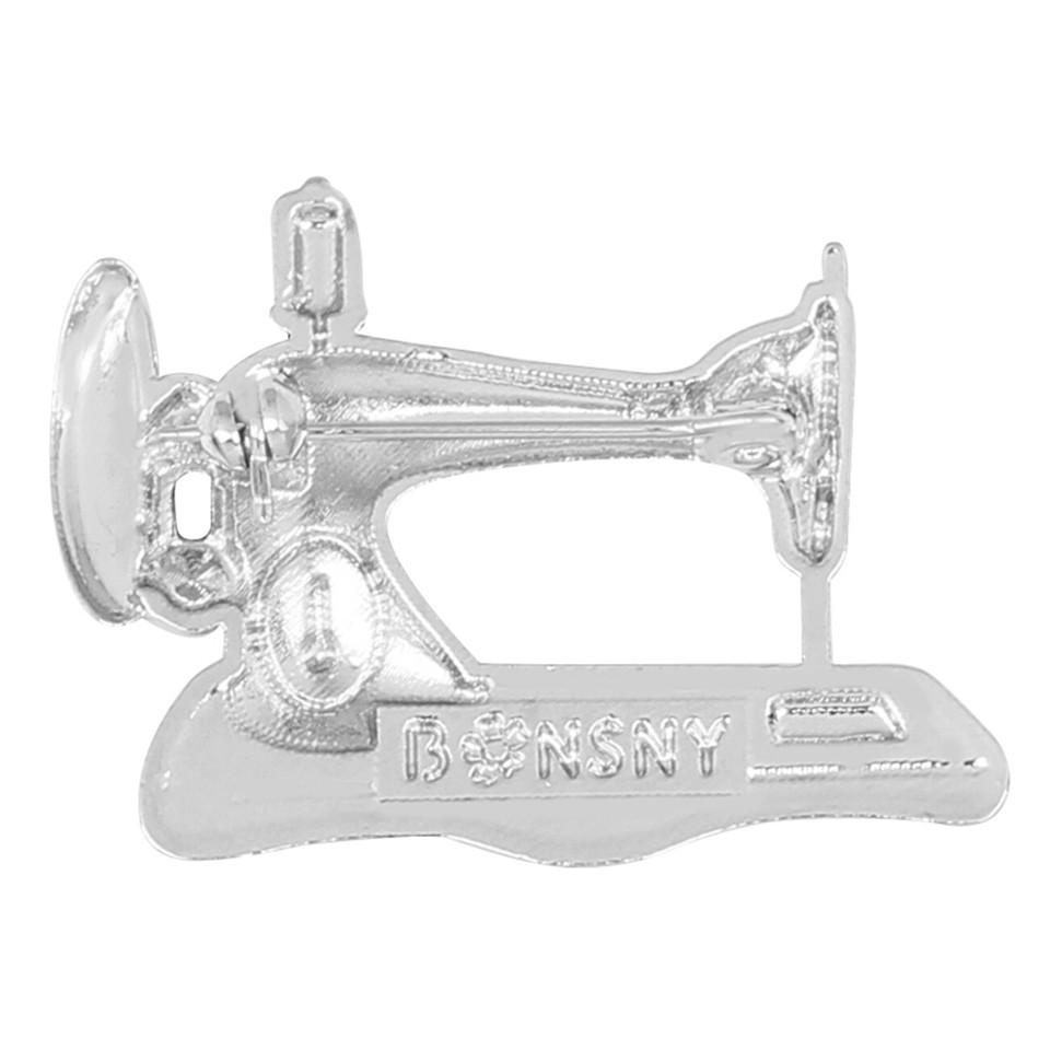 Enamel Alloy Crystal Sewing Machine Brooch Pins Gifts for Women Novelty ...