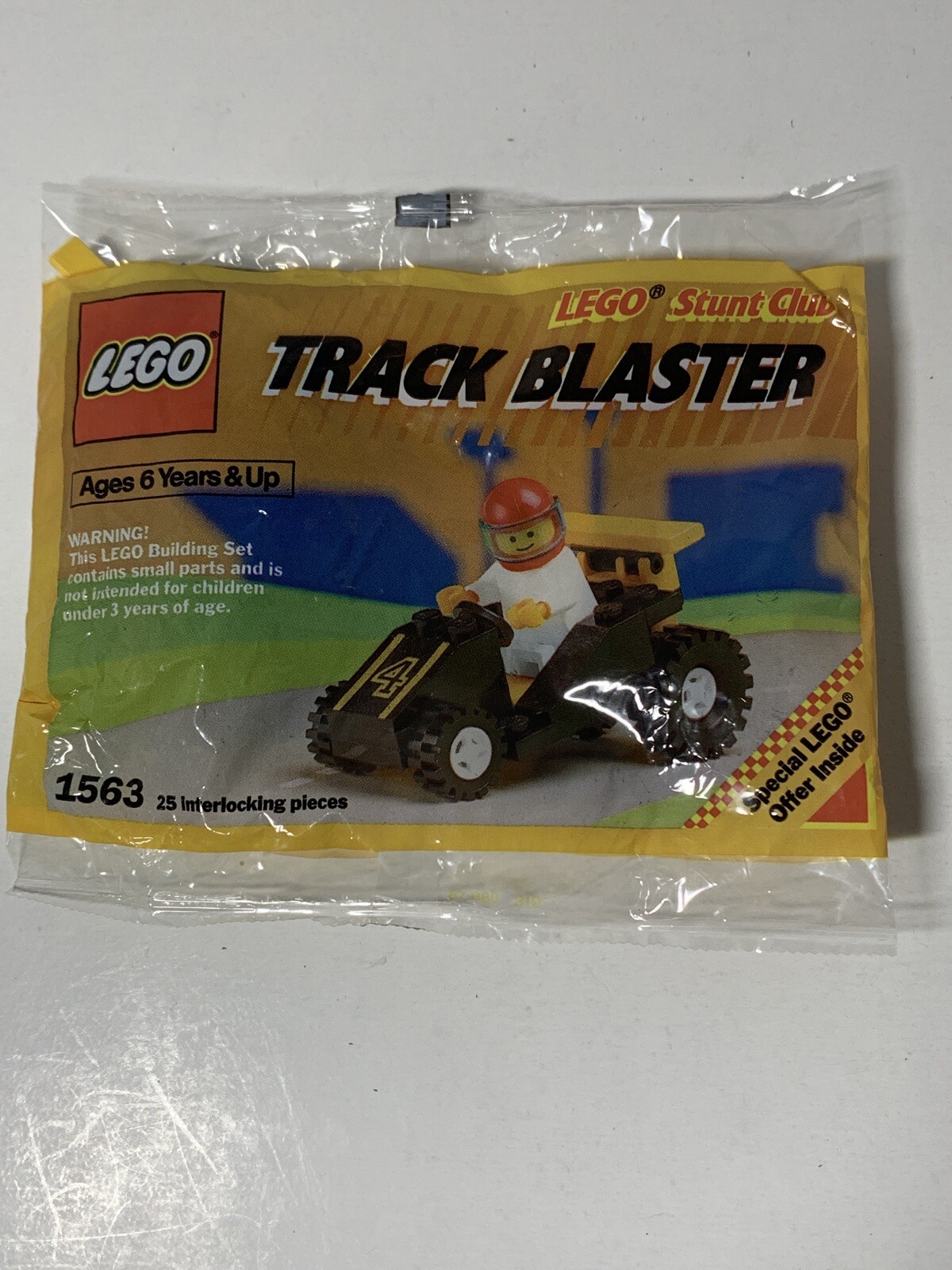 Rare Vintage Lego Stunt Club Track Blaster #1563 Legos Set 1990 New NIP ...