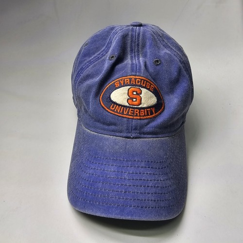 Damaged* Syracuse University Legacy Baseball Snapback Hat Cap Blue ...