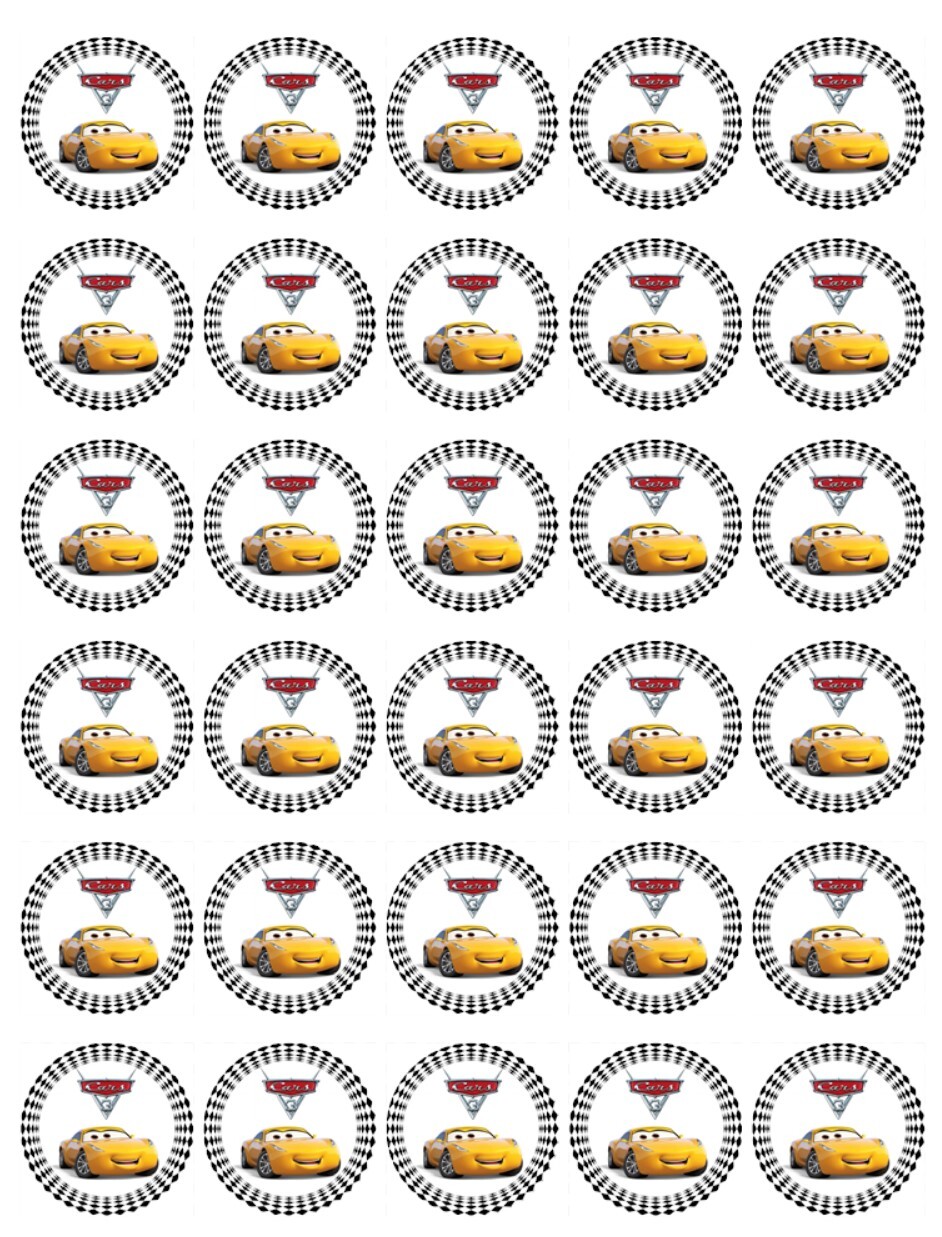 Cruz Ramirez Disney Cars Cake Topper Birthday Cake Decorations | eBay