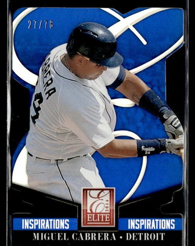 2014 Donruss #17 Miguel Cabrera Elite Inspirations Die Cut EX / Mint | eBay