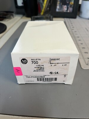 700-PK200DB22 Allen-Bradley Master Control Relay 700PK200DB22 Ser. D ...