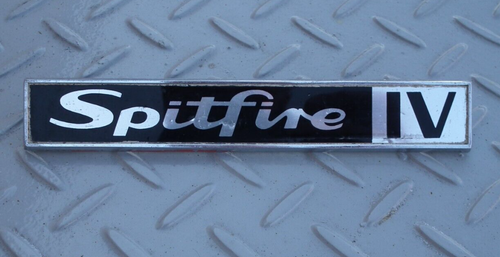 Triumph Spitfire MK IV Boot Badge | eBay