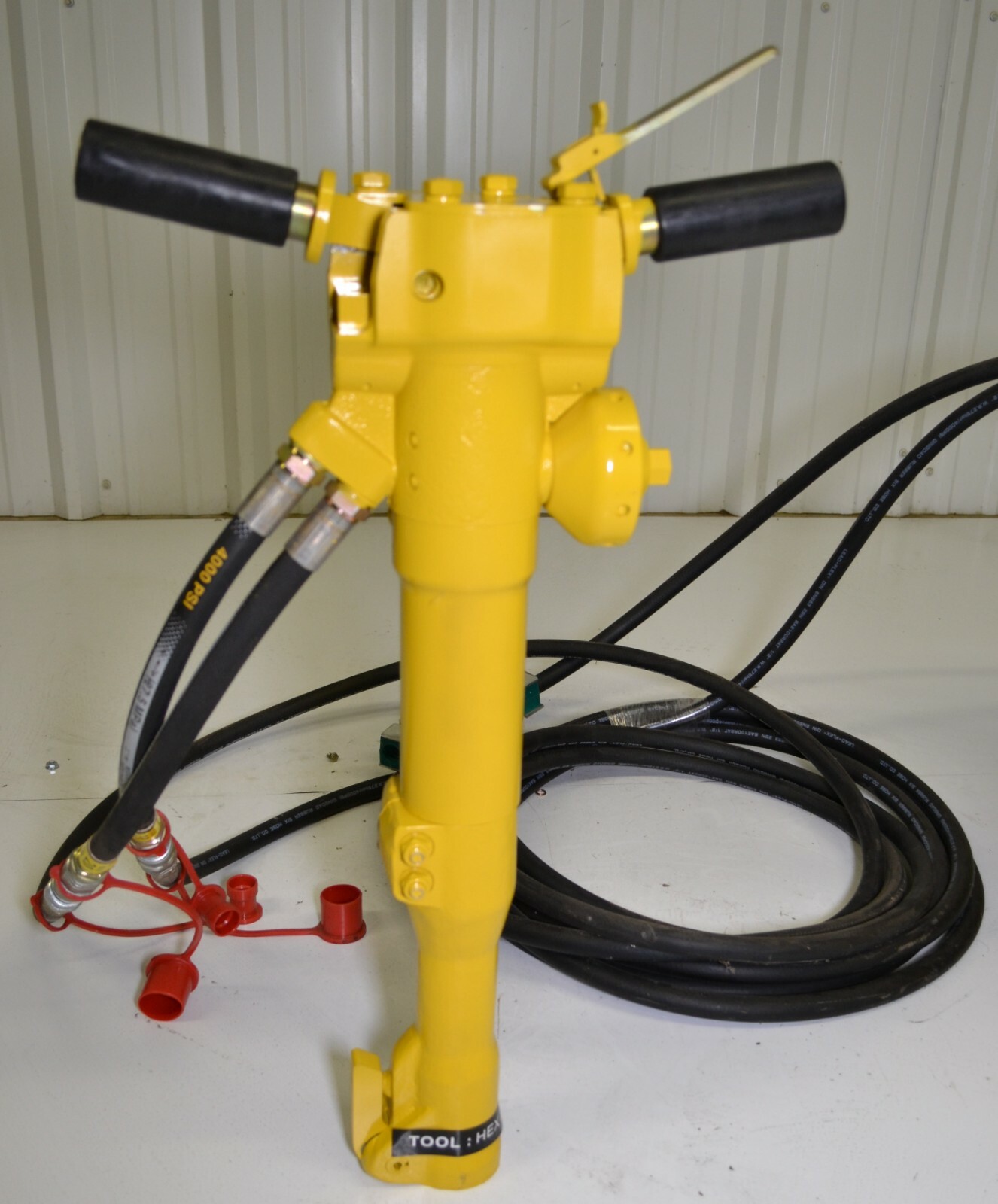 Hydraulic Hand Held Jack Hammer Concrete Breaker New Packer Brothers 45 ...