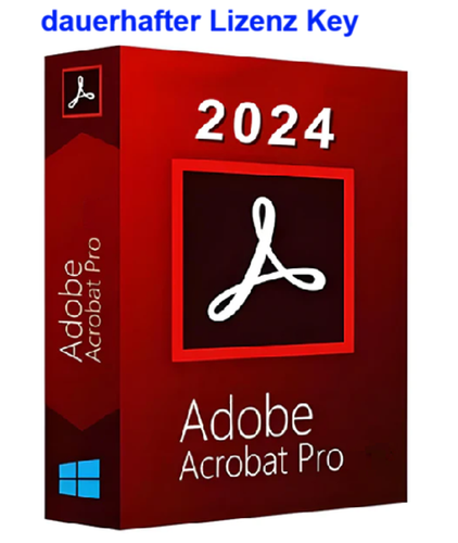 Adobe Acrobat Reader Pro DC 2024 Lizenz key dauerhaft gültig! kein Abo ...
