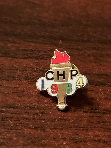 1984 Los Angeles Olympics CHP Olympic Torch Lapel Hat Pin | eBay