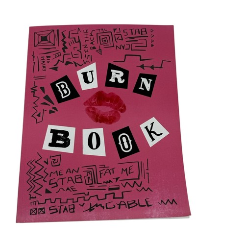 Mean Girls Burn Book Notebook Journal Its Full Of Secrets Pink Soft ...