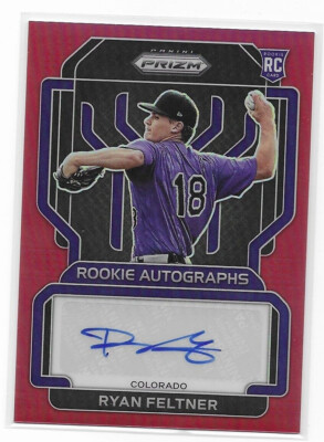 2022 Panini Prizm Rookie Autographs Prizms Red #68 Ryan Feltner 54/99 ...