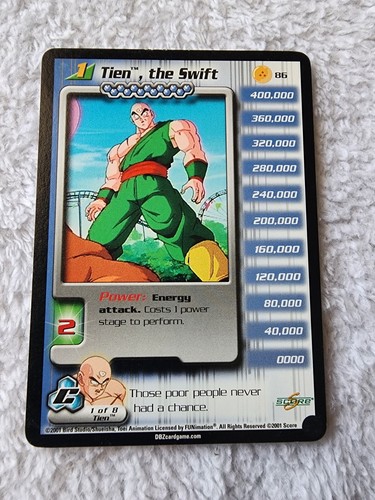 DBZ Dragon Ball Z Tien, the Swift 86 CCG Unlimited Cell Saga MP | eBay