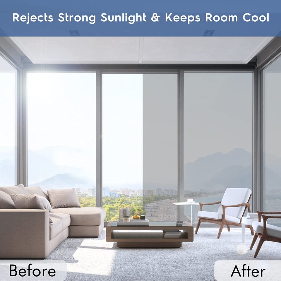One Way Window Film Privacy Tint UV Blocking Reflective Heat Control ...
