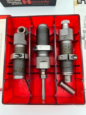 HORNADY 41 Magnum Mag 3 Die Set Titanium Nitride Lot Shell Holder ...