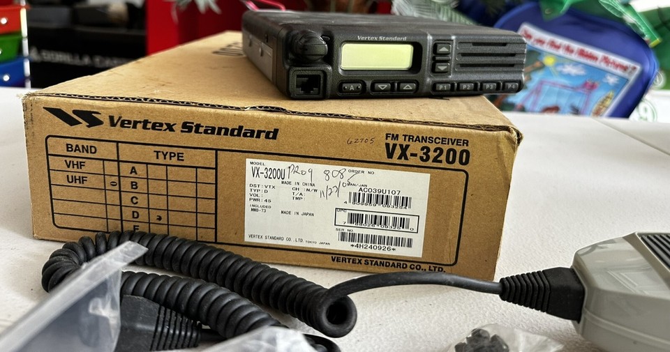 Vertex Standard VX-3200 UHF FM Mobile Transceiver - Never Used | eBay