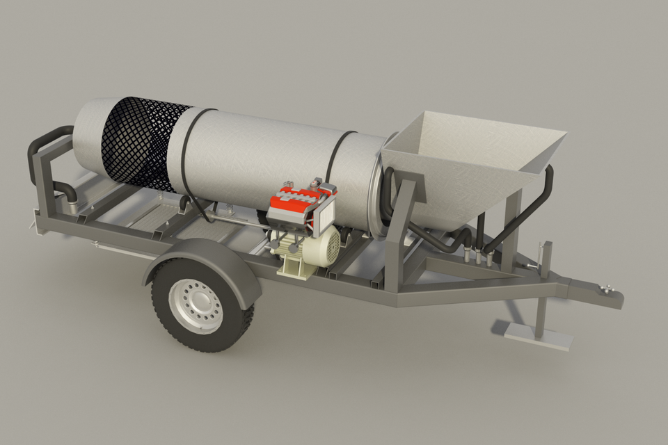 9' Gold Mining Trommel Plans - Trailer Mounted Prospecting Equipment | eBay