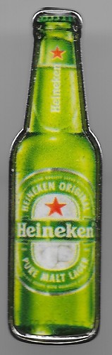 New Official Heineken Lager beer pin badge with butterfly clasp ...