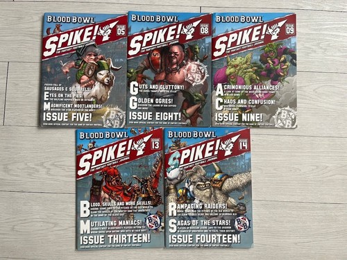 Blood Bowl Halfing Ogres Chaos Renegade Khorne Norse Spike Magazine 5 8 9 13 14 | eBay