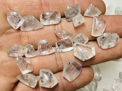 P-4 Paraiba Quartz Gilalite 83.90ct 19 stones Brazil Medusa Quartz free ...