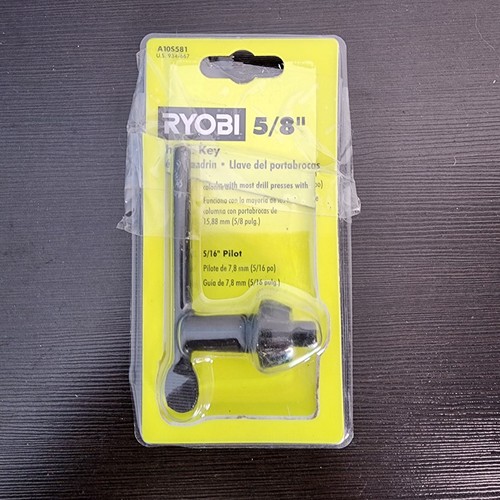 Ryobi 5/8 in. Black Metal Chuck Key with 5/16 in. Pilot # A10S581 | eBay
