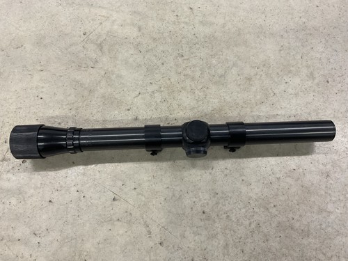 Vintage Weaver D6 .22 Rimfire Rifle Scope With Rings Crosshair Reticle ...