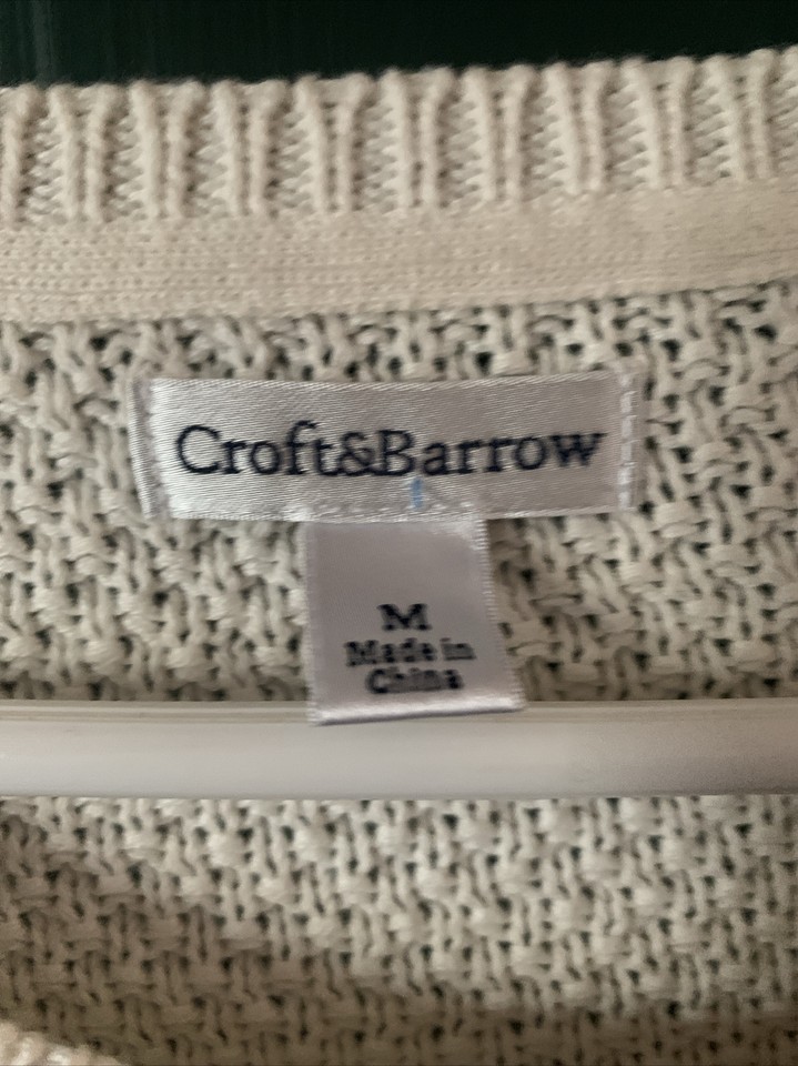Croft & Barrow Crew Neck Multi-colored Long Sleeve Sz. M Knitted ...