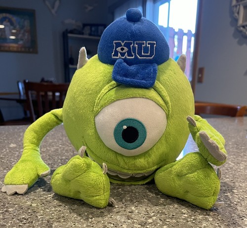 Disney Pixar Monsters University Mike Wazowski Pennant Mike Plush MU ...