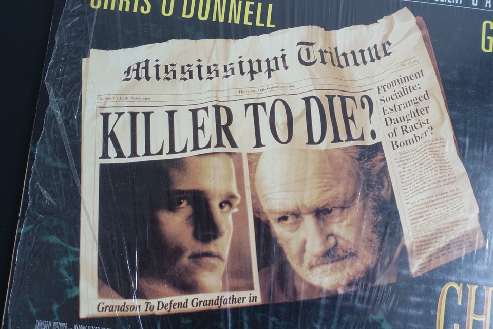 Quad movie poster " The CHAMBER " 1996 Starring Gene Hackman 40cm x 30 ...