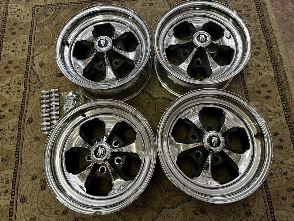 Vintage Keystone Classic Mag Wheels Rims Uni Lug 15x7 Chevy Ford Mopar ...