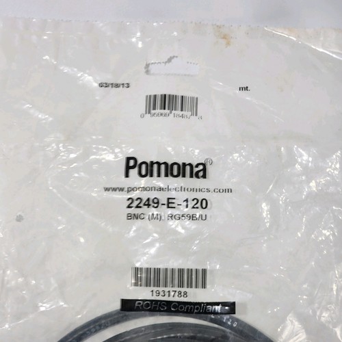 Pomona 2249-E-120 BNC RG59 B/U Coaxial Cable | eBay
