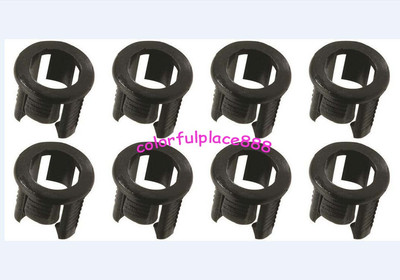 200pcs 5mm Black Plastic LED Clip Holder Case Cup Mounting Holders for ...