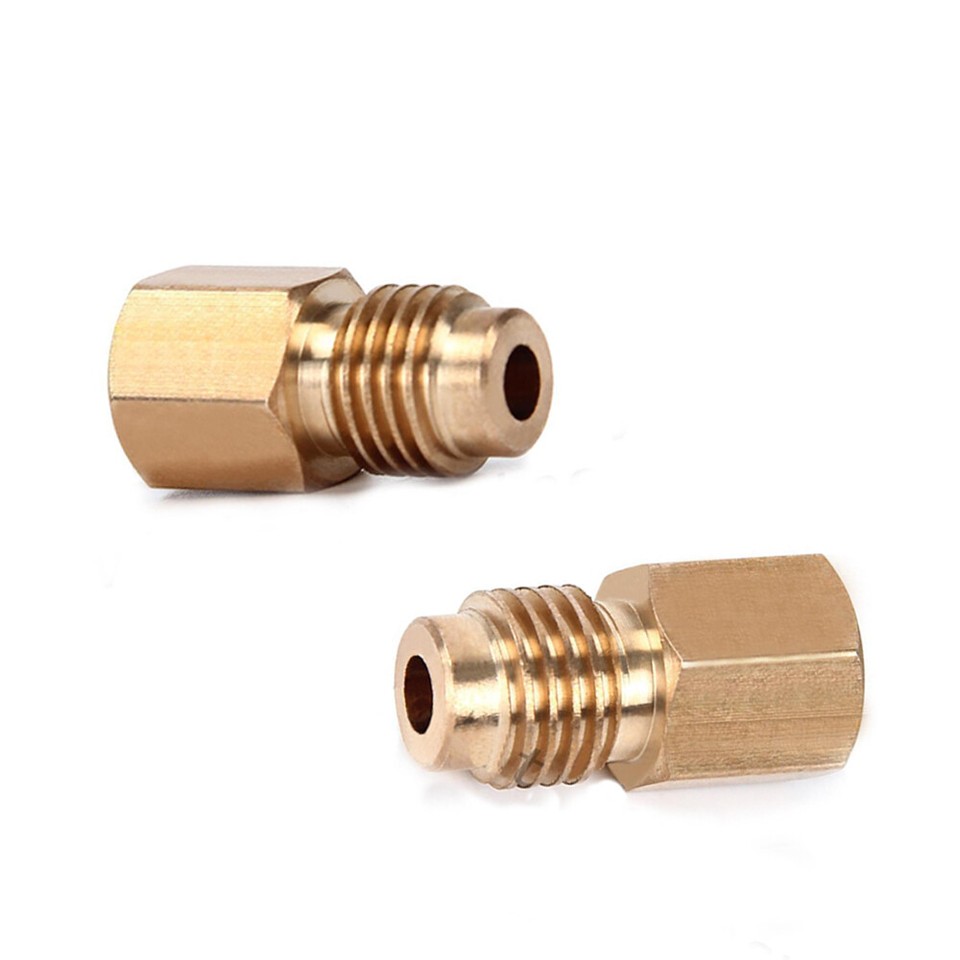 R134A-Vacuum Pump Adapter Connects 1/2" Acme to 1/4" Service Port Male ...