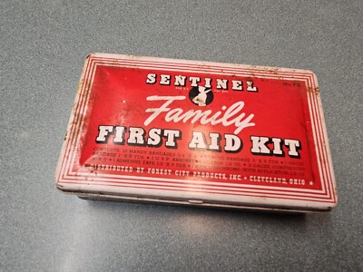 Vintage SENTINEL FIRST AID KIT (empty) | eBay